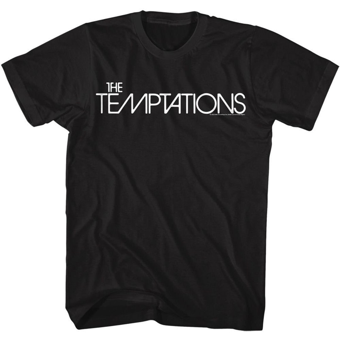 The Temptations Logo Black Adult T-shirt - Etsy