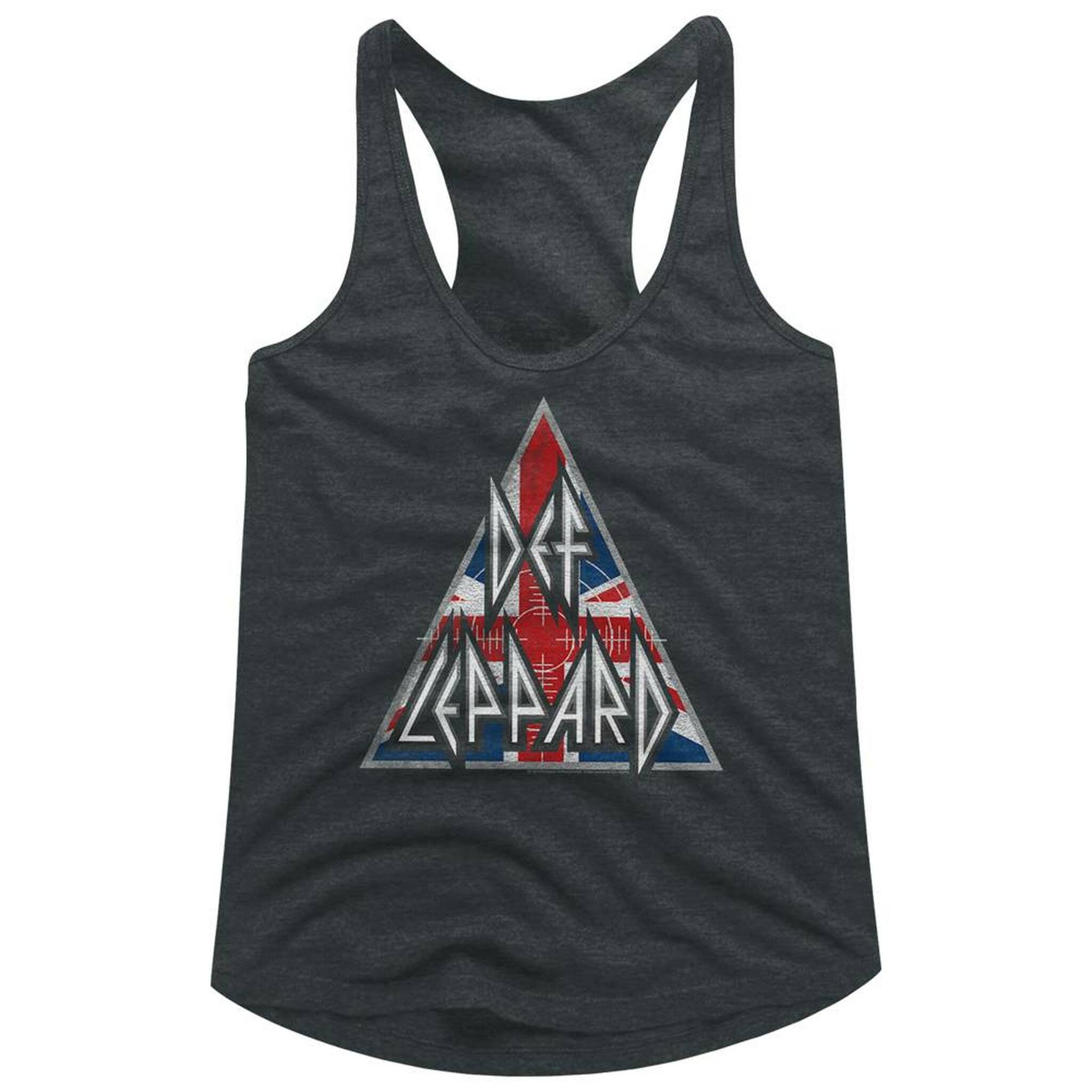 Def Leppard British Logo Triangle Junior Women's Racerback - Etsy