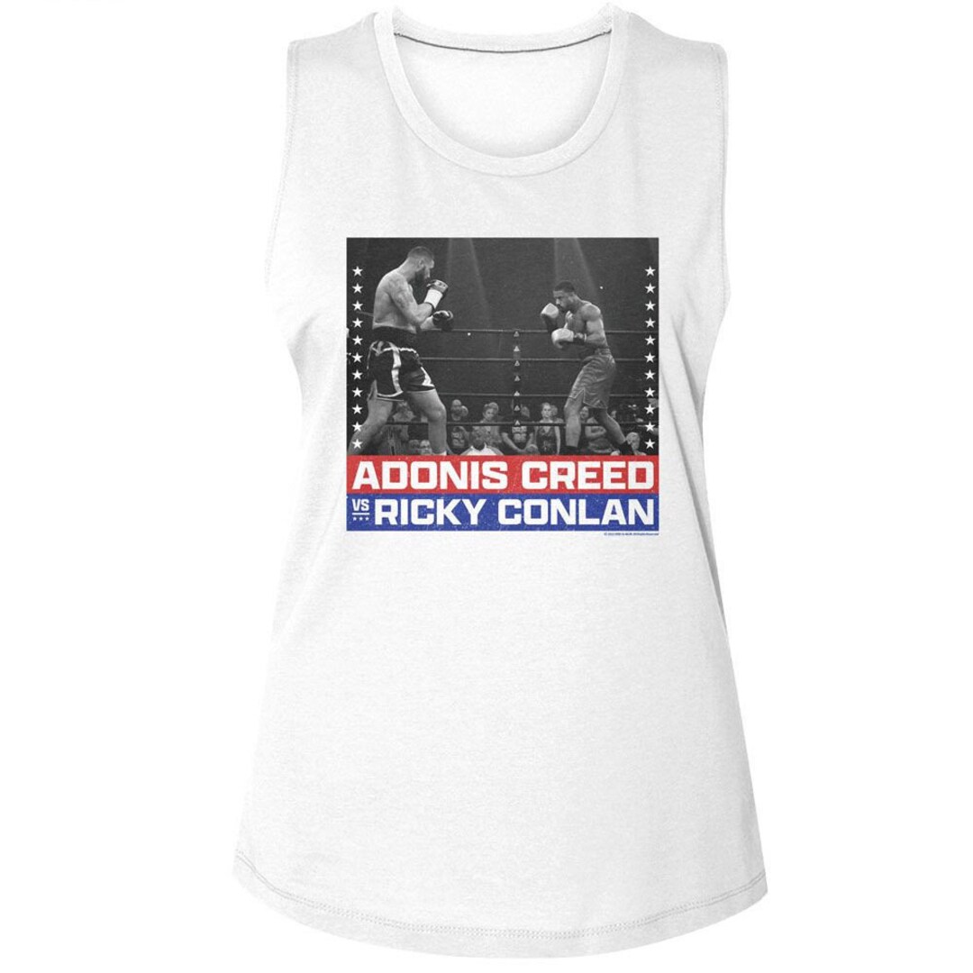 Rocky Creed VS Conlan White Women's Muscle Tank Top - Etsy