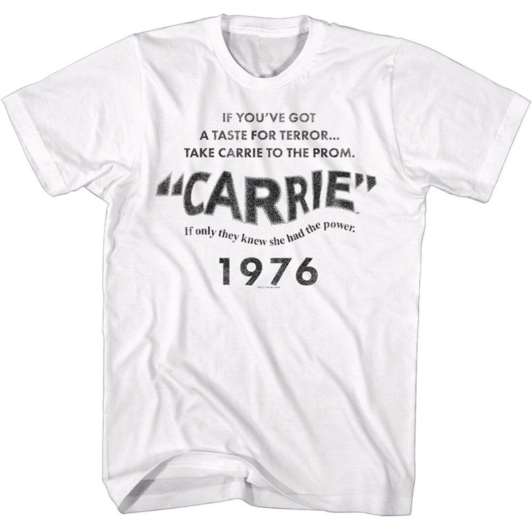 Carrie Title Card White Adult T-shirt - Etsy