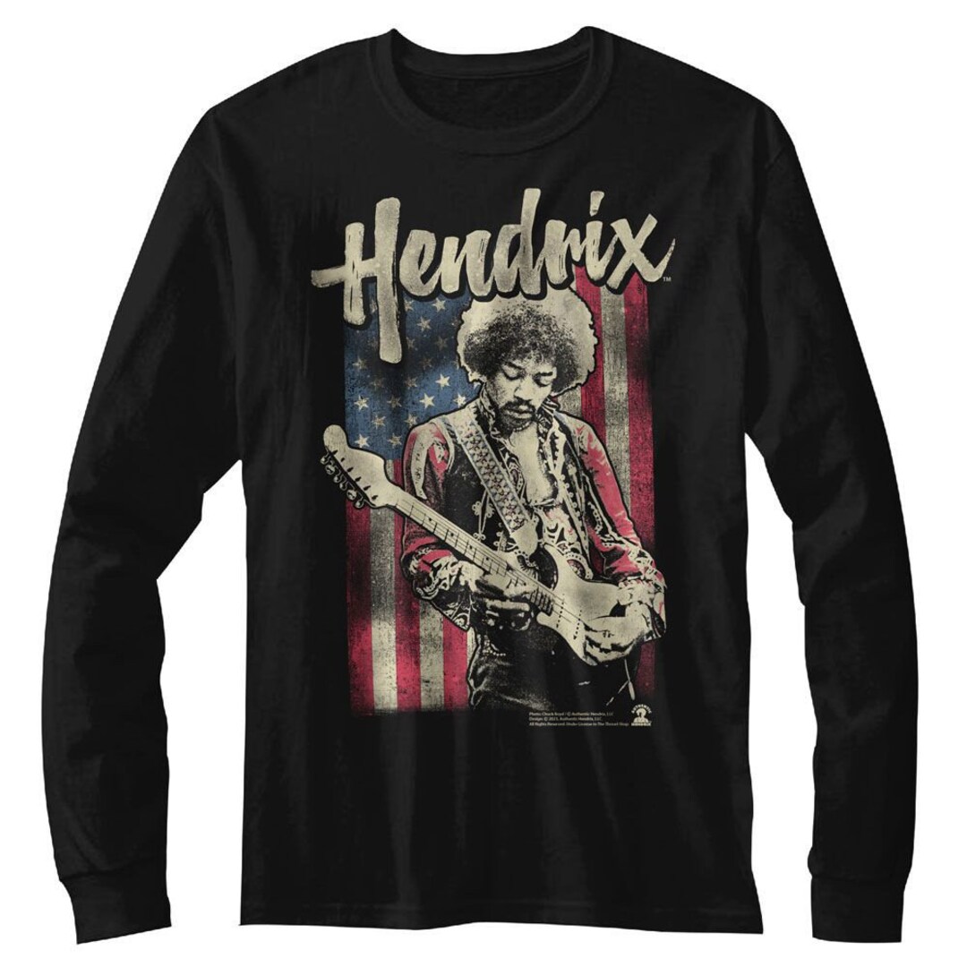 Jimi Hendrix Long Sleeve T Shirt