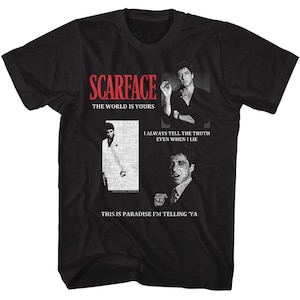 Scarface Collage Black Adult T-shirt - Etsy