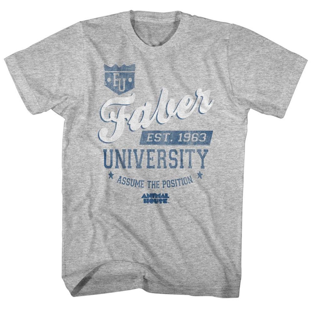 Animal House Faber University Heather Adult T-shirt - Etsy