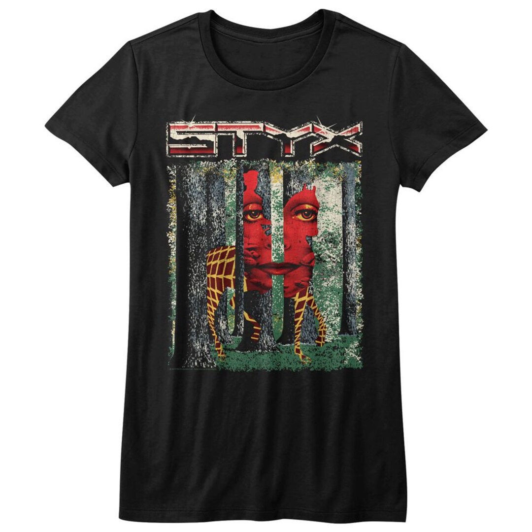 Styx the Grand Illusion Black Junior Women's T-shirt - Etsy