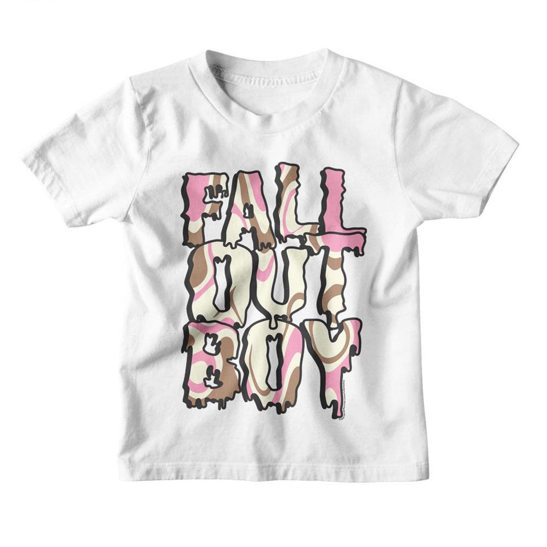 Fall Out Boy Fob Neapolitan Logo White Youth T-shirt - Etsy