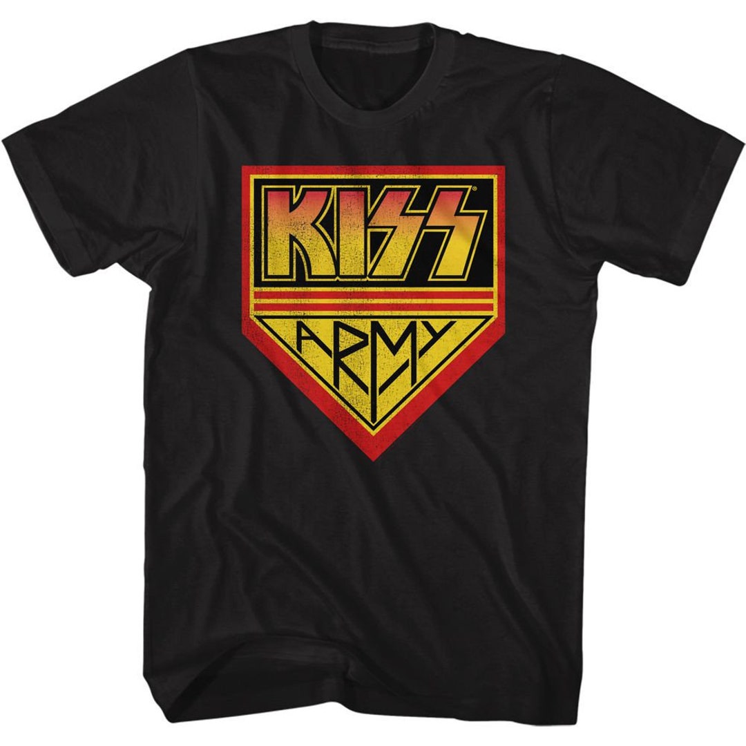 Kiss Kiss Army Classic Black Adult T-shirt - Etsy
