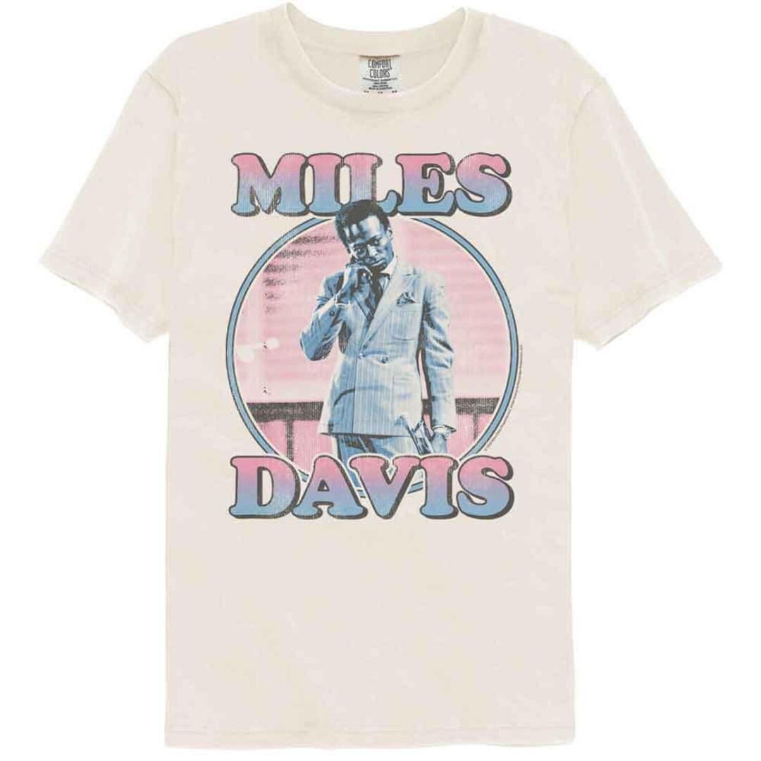 Miles Davis Pastel Gradients Ivory Comfort Colors T-shirt - Etsy