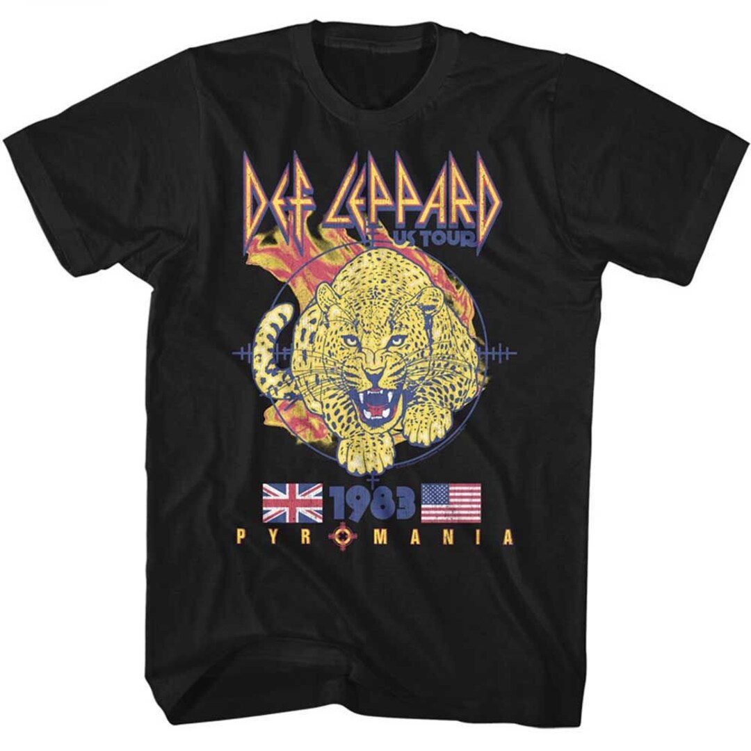 Def Leppard Pyromania Black Adult Classic T-shirt - Etsy