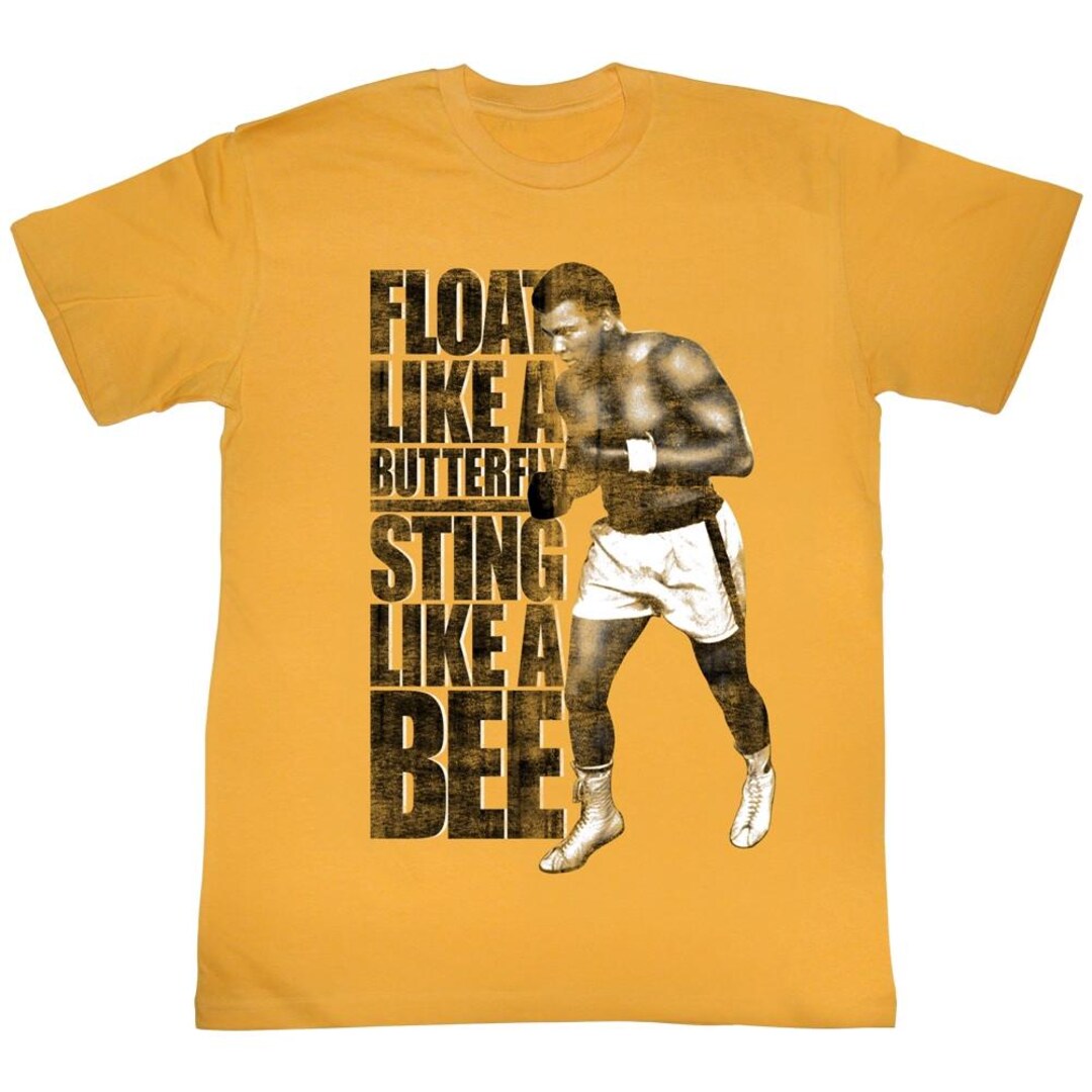 Muhammad Ali Like A Bee Ginger Adult T-shirt - Etsy