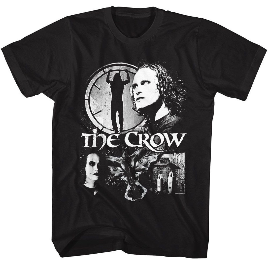 The Crow Collage Black Adult T-shirt - Etsy
