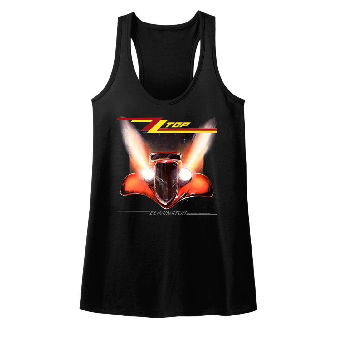 ZZ Top Eliminator Cover Black Ladies Racerback Tank Top T-shirt - Etsy