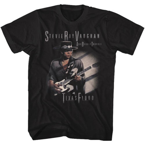 Stevie Ray Vaughan Srv Badge Indigo Heather Adult T-shirt - Etsy