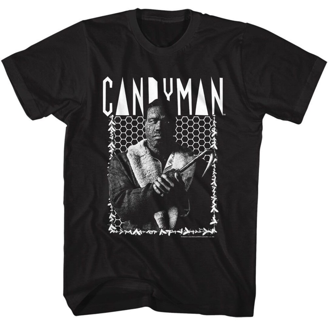 Candyman Bee Border Black T-shirt - Etsy