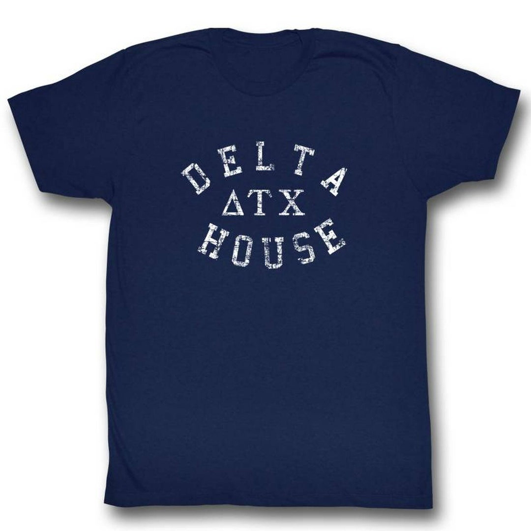 Animal House Delta House Logo Navy Adult T-shirt - Etsy