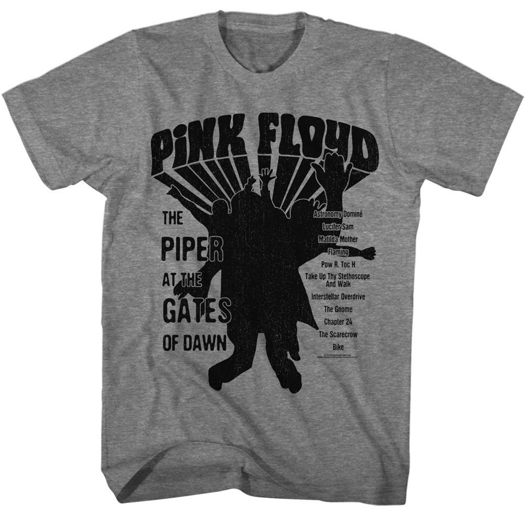 Pink Floyd Piper Graphite Heather T-shirt - Etsy