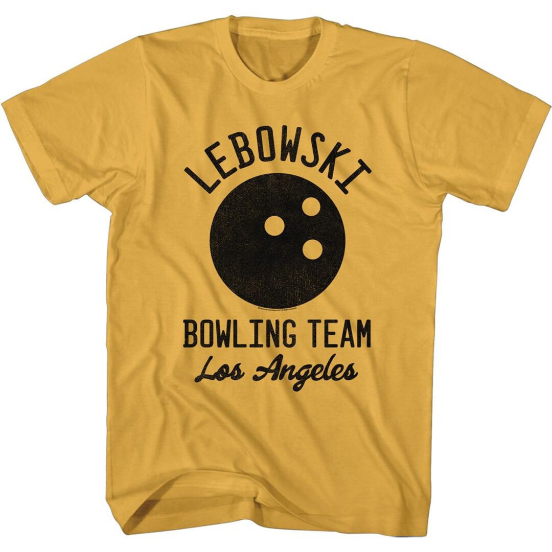 The Big Lebowski Bowling Team Ginger Adult T-shirt - Etsy