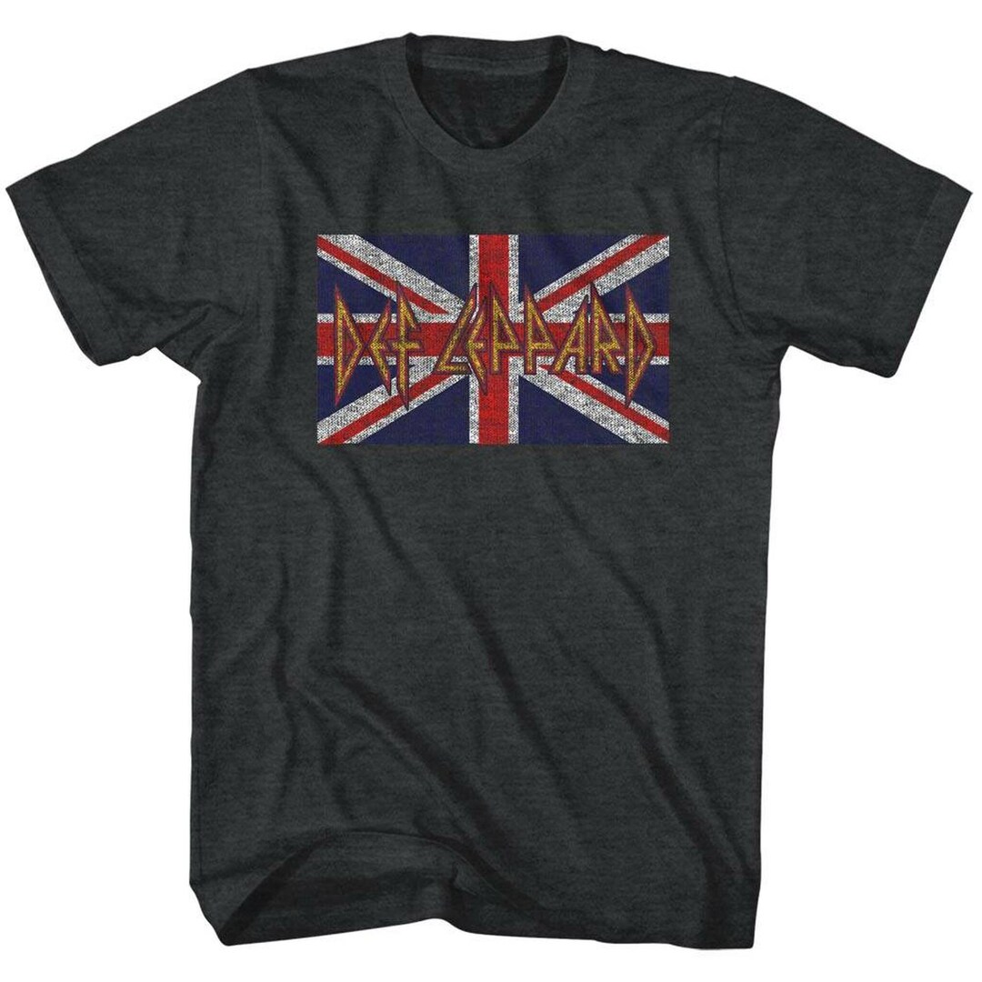 Def Leppard Flag Heather Adult T-shirt - Etsy