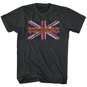 Def Leppard Flag Heather Adult T-shirt - Etsy