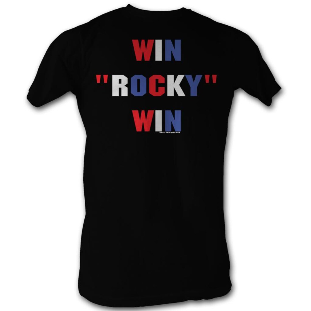 Rocky Winning Black T-shirt - Etsy