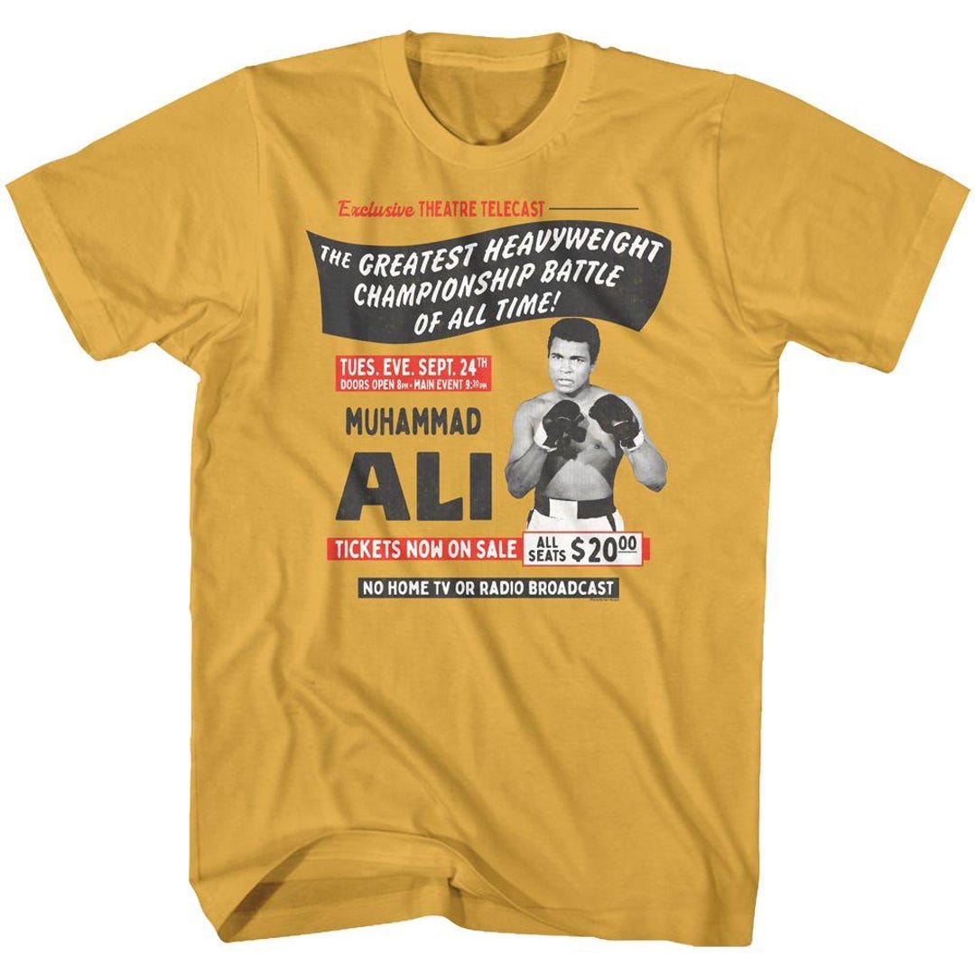 Muhammad Ali Telecast Ginger Adult T-shirt - Etsy