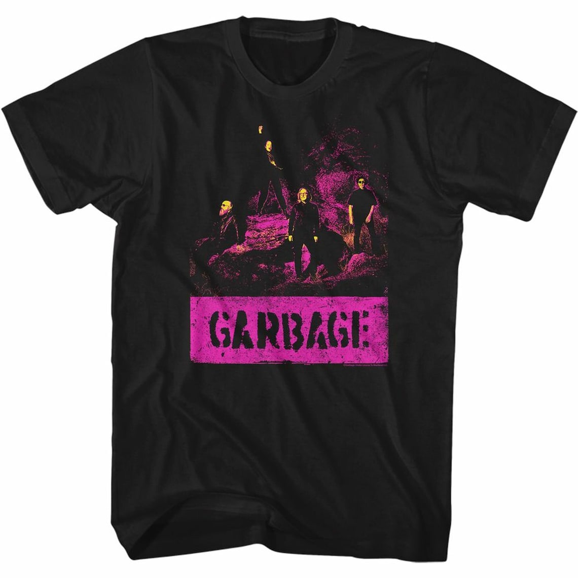 Garbage Garbage Grunge Black Adult T-shirt - Etsy