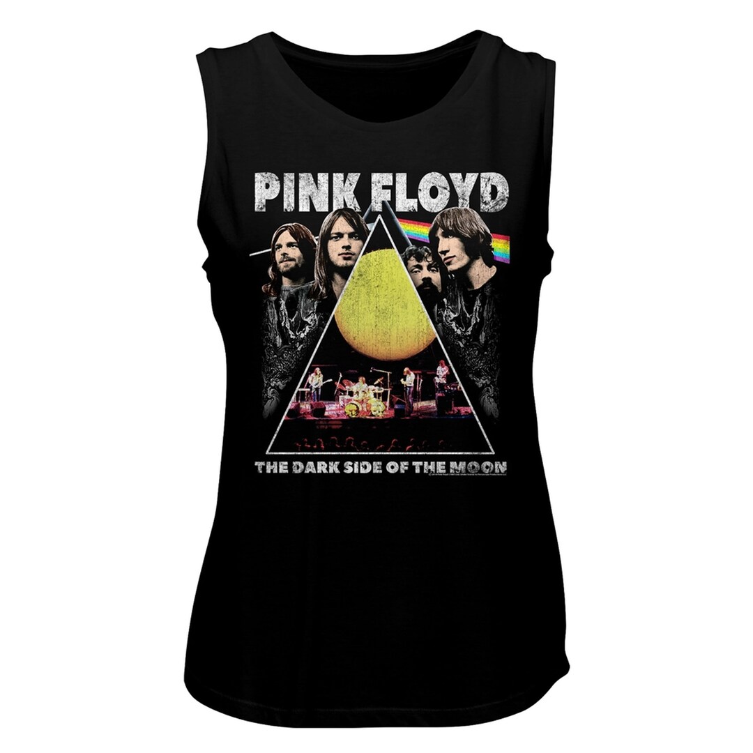Pink Floyd Pink Floyd Black Women's Muscle Tank Top T-shirt Pink Floyd ...