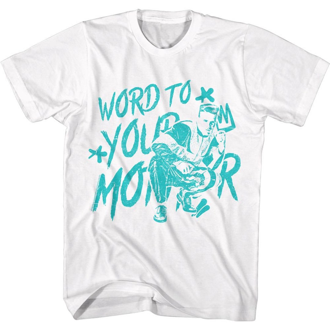 Vanilla Ice Blu Word to Your Mother White T-shirt - Etsy