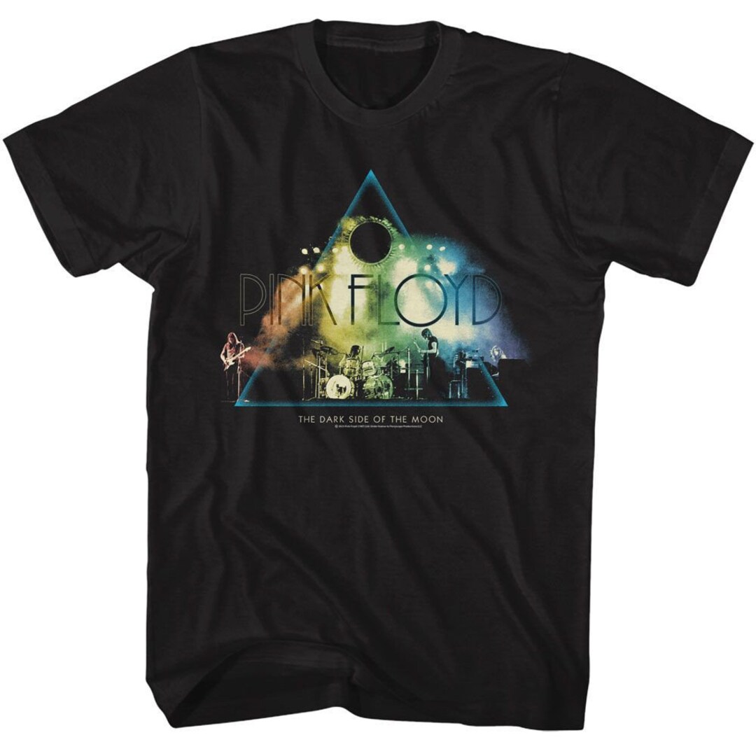 Pink Floyd DSOTM Concert Prism Black T-shirt - Etsy