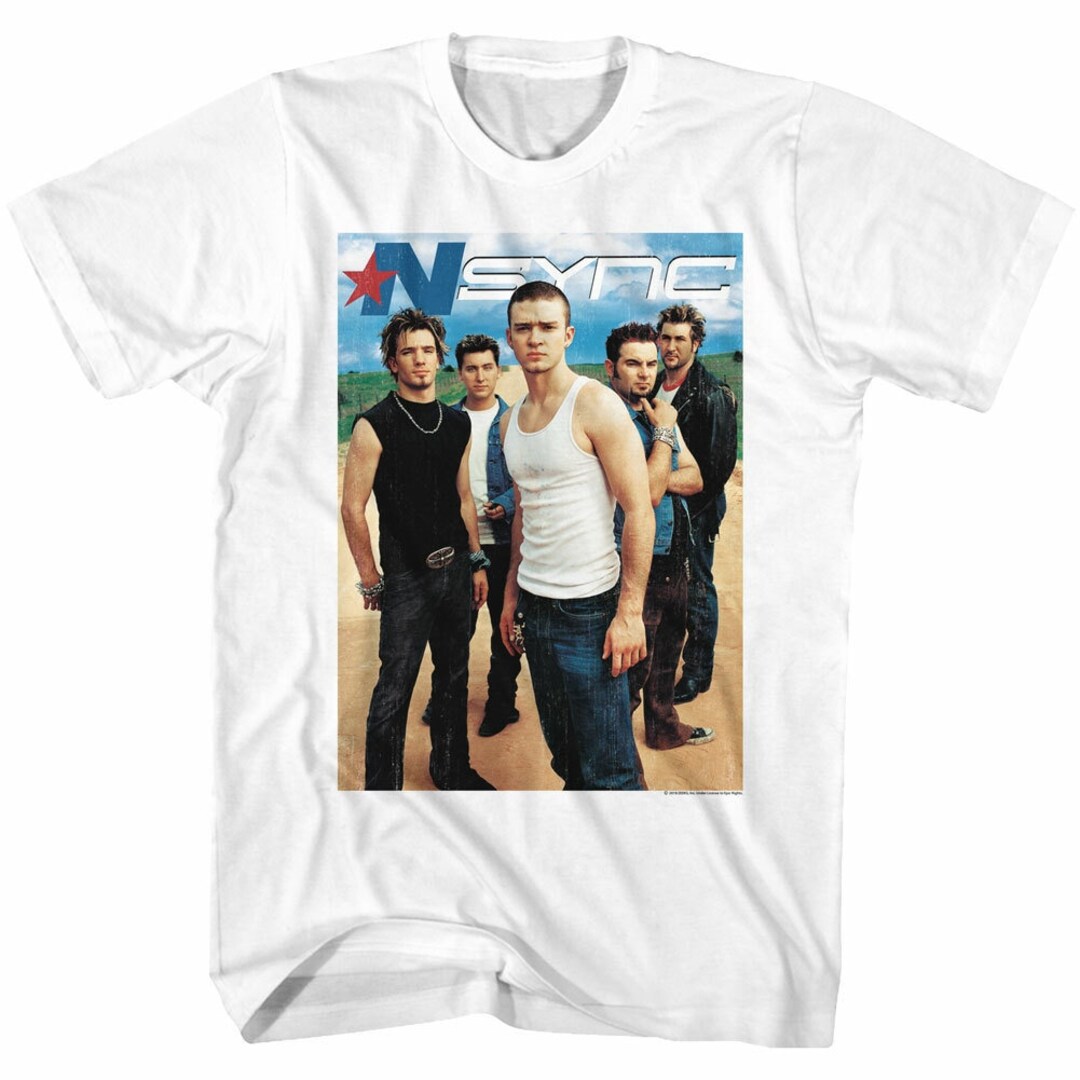 NSYNC NSYNC White Adult T-shirt - Etsy