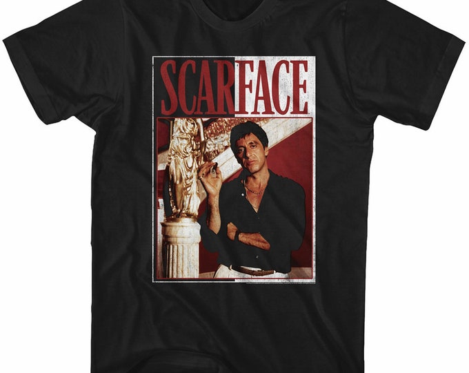 Scarface Scarface Black Adult T-shirt - Etsy