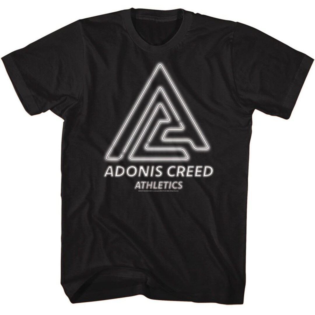 Rocky Adonis Creed Neon 2 Black T-shirt - Etsy