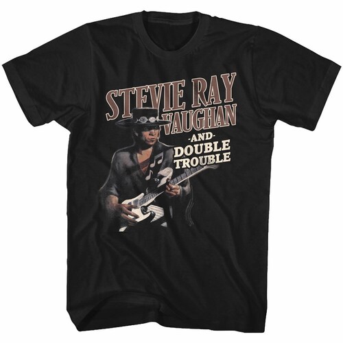 Stevie Ray Vaughan Srv Badge Indigo Heather Adult T-shirt - Etsy