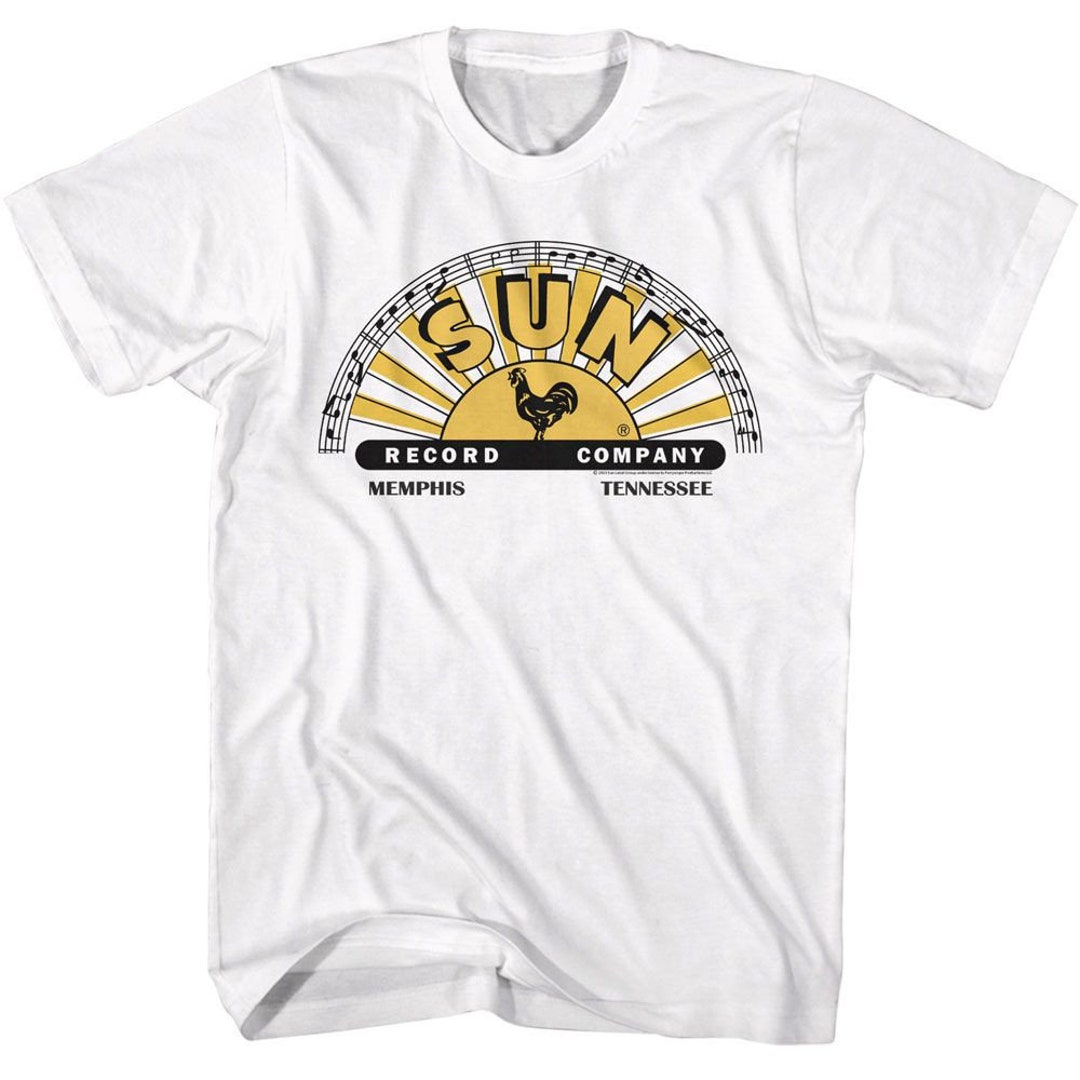 Sun Records Logo With Offset Color White Adult T-shirt - Etsy