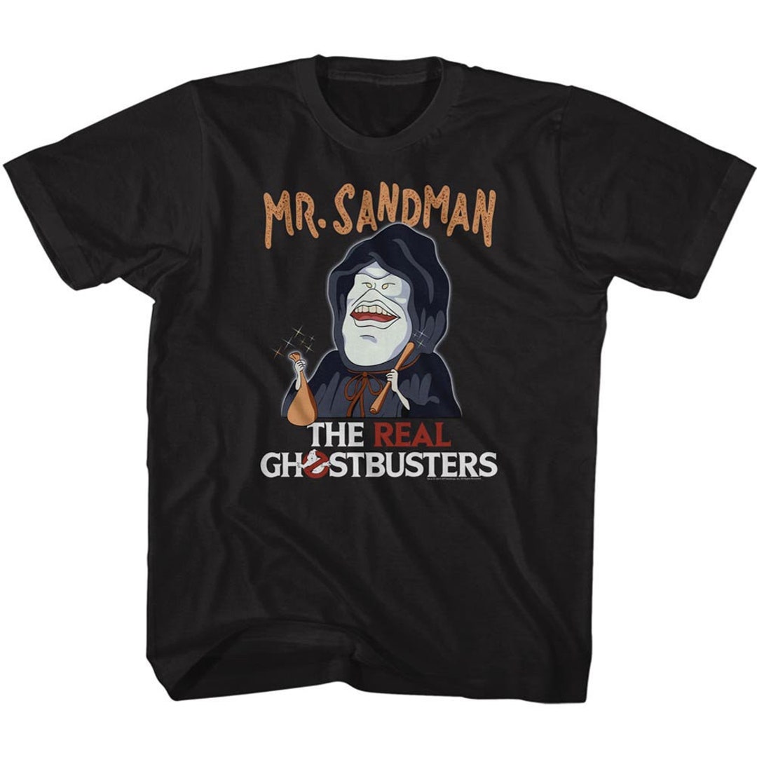 The Real Ghostbusters Mr. Sandman Black Children's T-shirt - Etsy