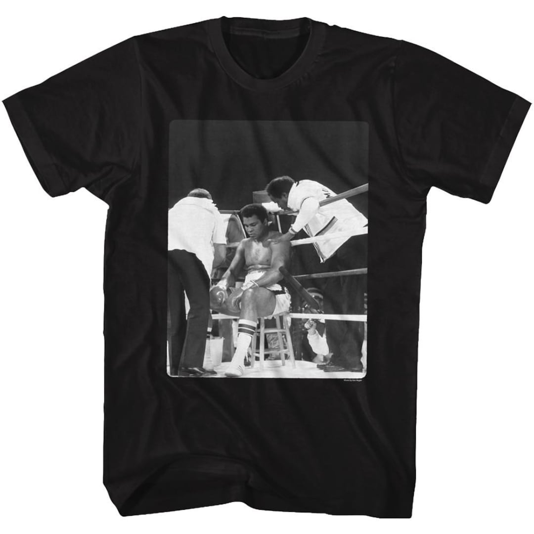 Muhammad Ali Time Out Black Adult T-shirt - Etsy