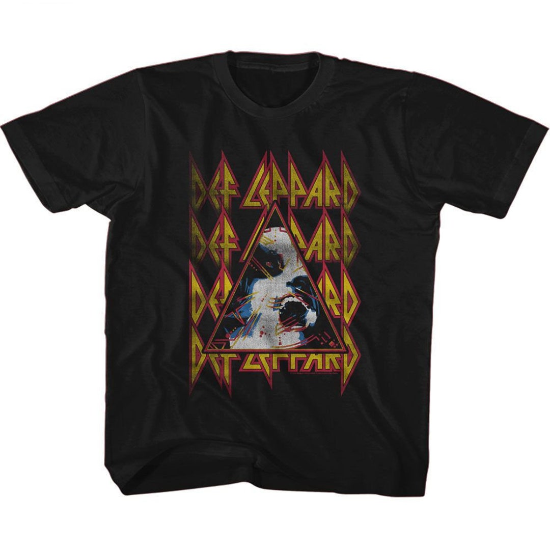 Def Leppard Hysteria Face and Logos Black Toddler T-shirt - Etsy