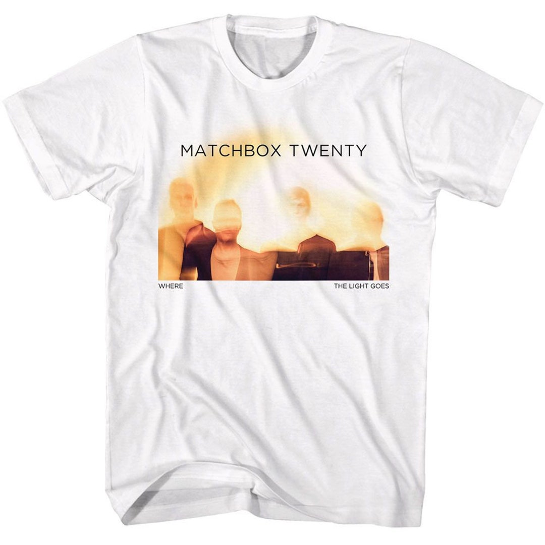 Matchbox Twenty Where the Light Goes White T-shirt - Etsy