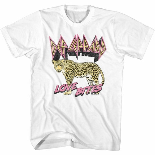 Def Leppard Pyromania Leopard Natural Adult T-shirt - Etsy