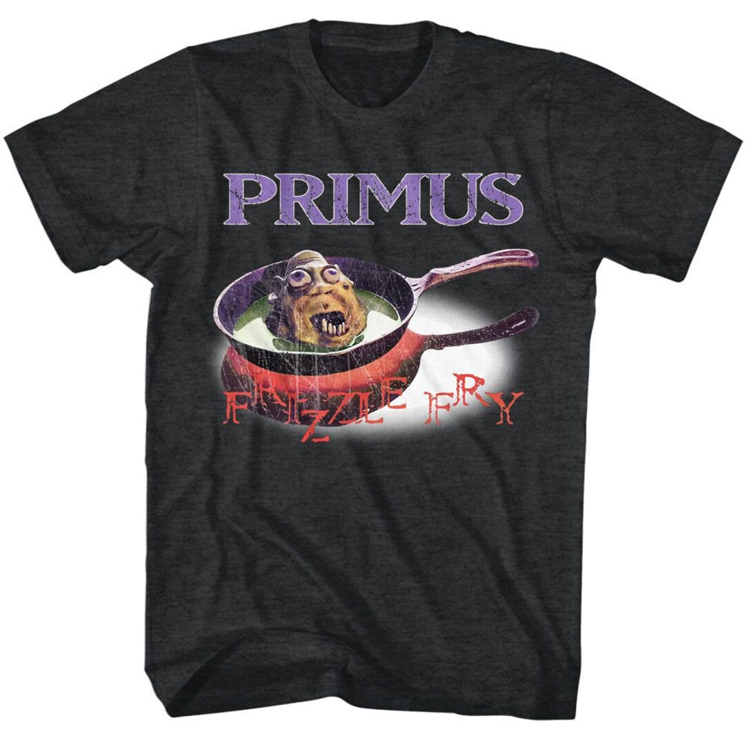 Primus Frizzle Fry Black Heather T-shirt - Etsy