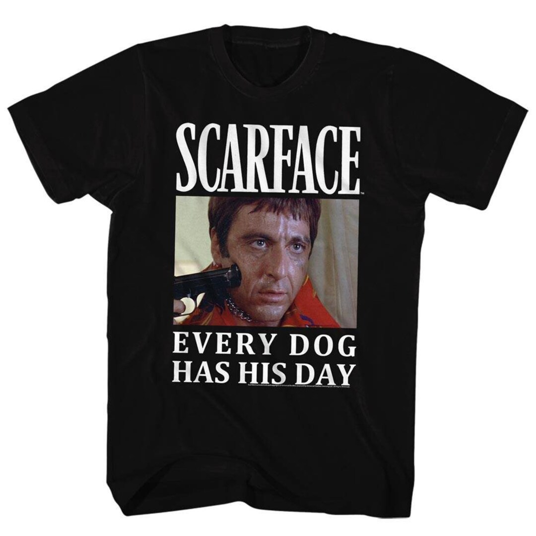 Scarface Doge Black T-shirt - Etsy