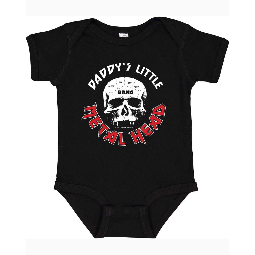 Metal Babies Daddies Little Metalhead Infant Baby Onesie - Etsy