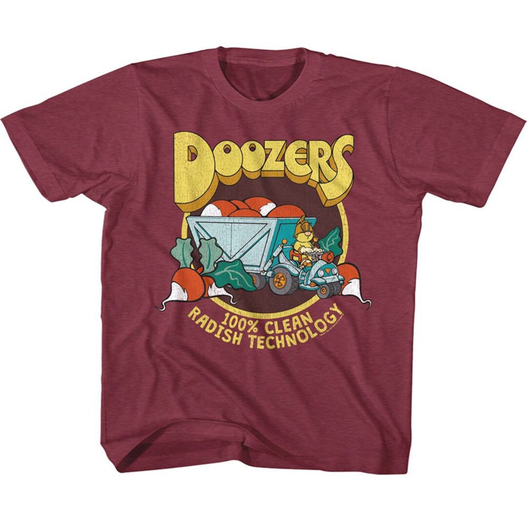 Fraggle Rock Radish Technology Vintage Burgundy Toddler T-shirt - Etsy