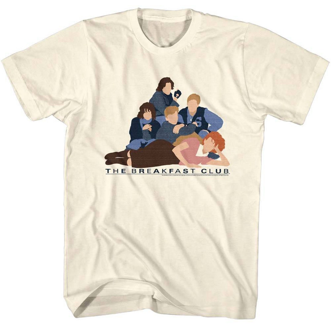 Breakfast Club Vector Club Natural Adult T-shirt - Etsy