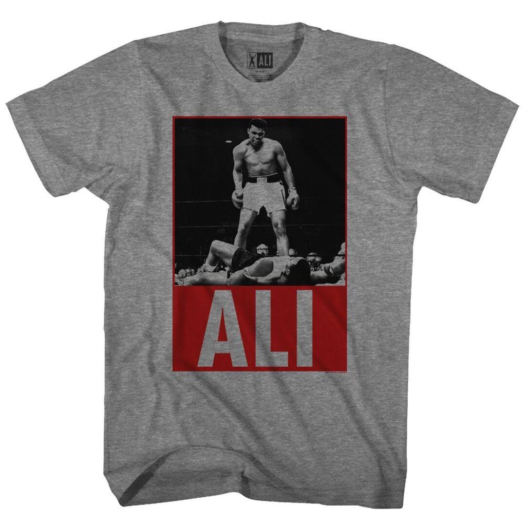 Muhammad Ali Ali Liston Graphite Heather Adult T-shirt - Etsy