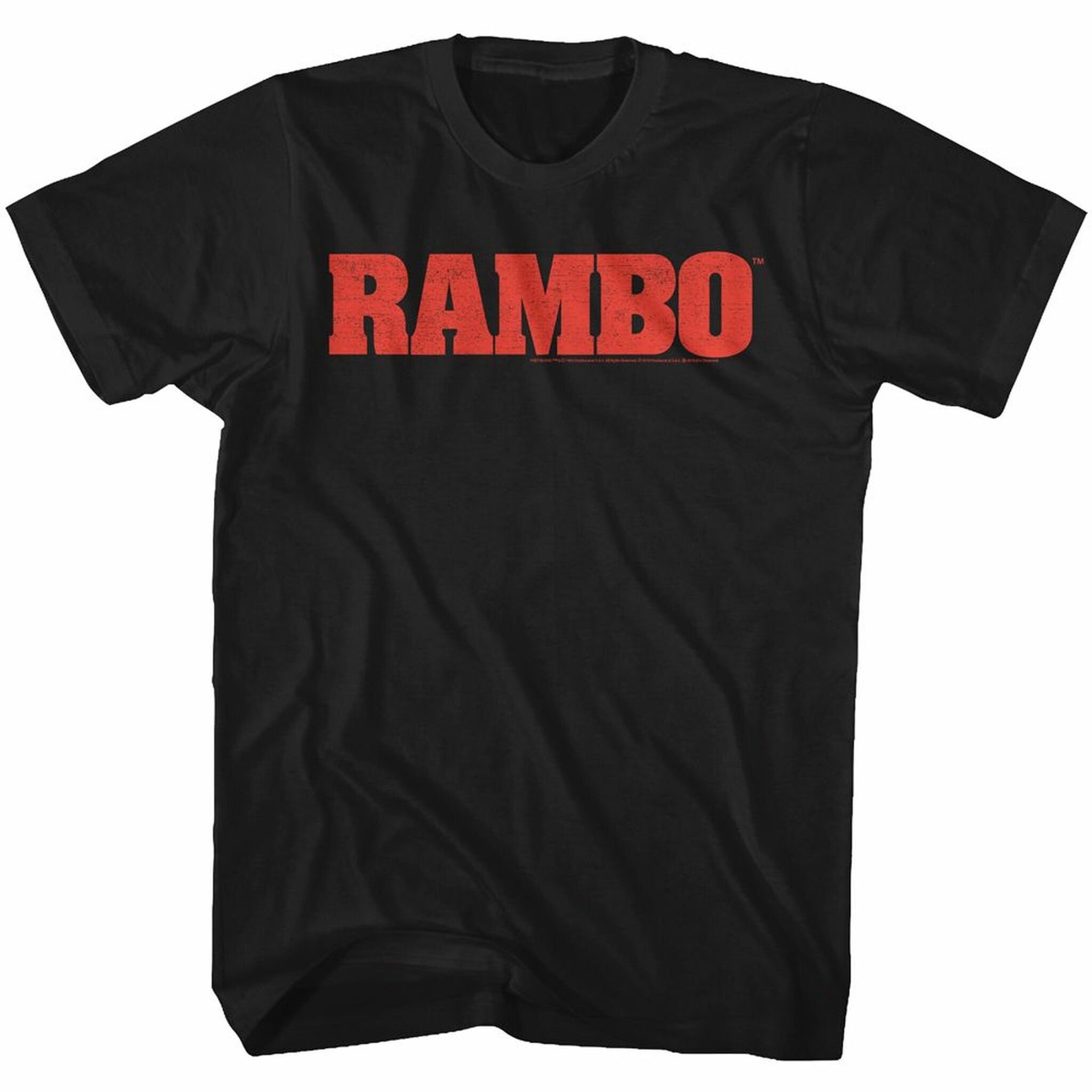 Rambo Rambo Logo Black Adult T-shirt - Etsy
