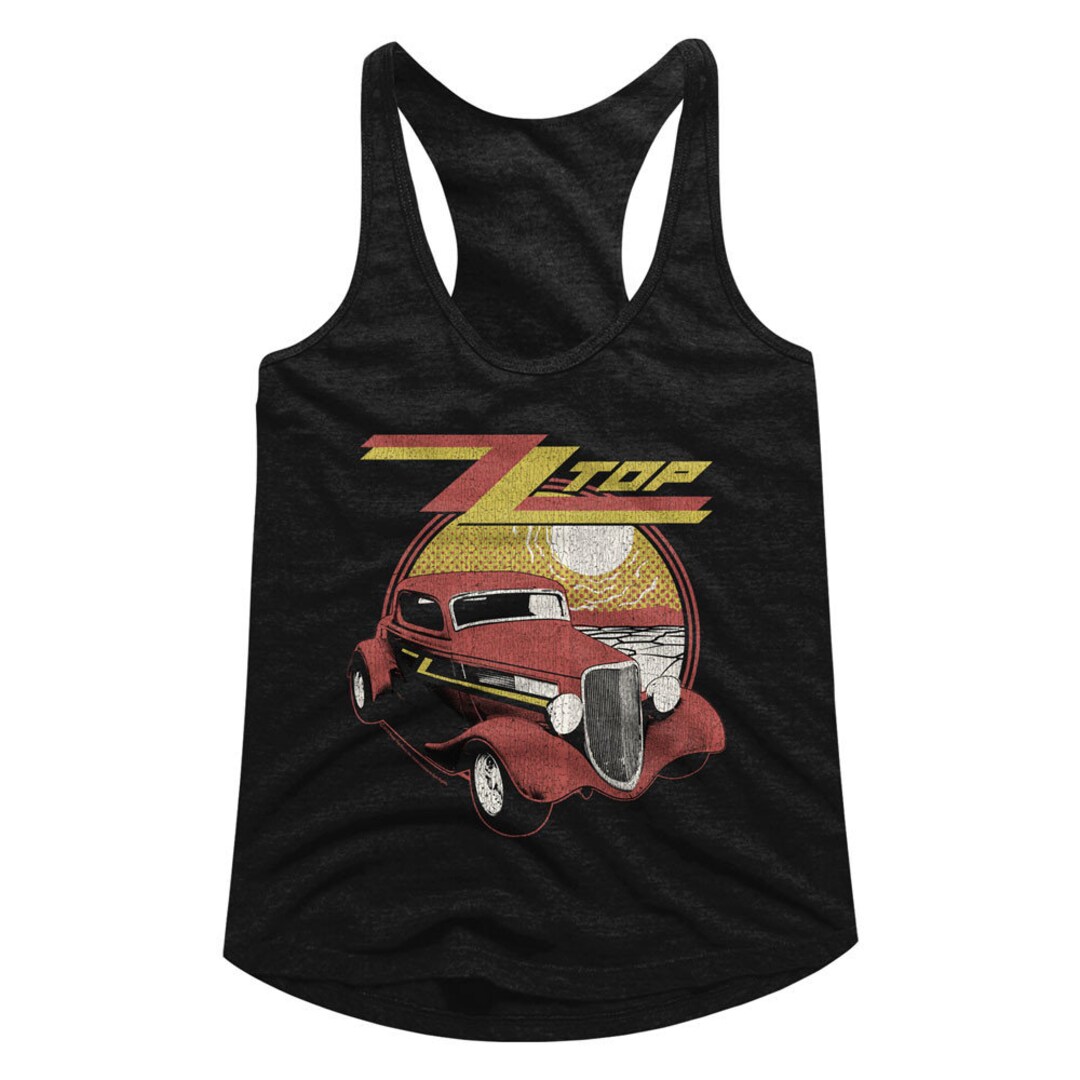 ZZ Top Eliminator Black Junior Women's Racerback Tank Top T-shirt - Etsy