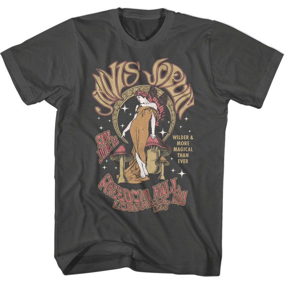 Janis Joplin Fairy and Moon Smoke T-shirt - Etsy