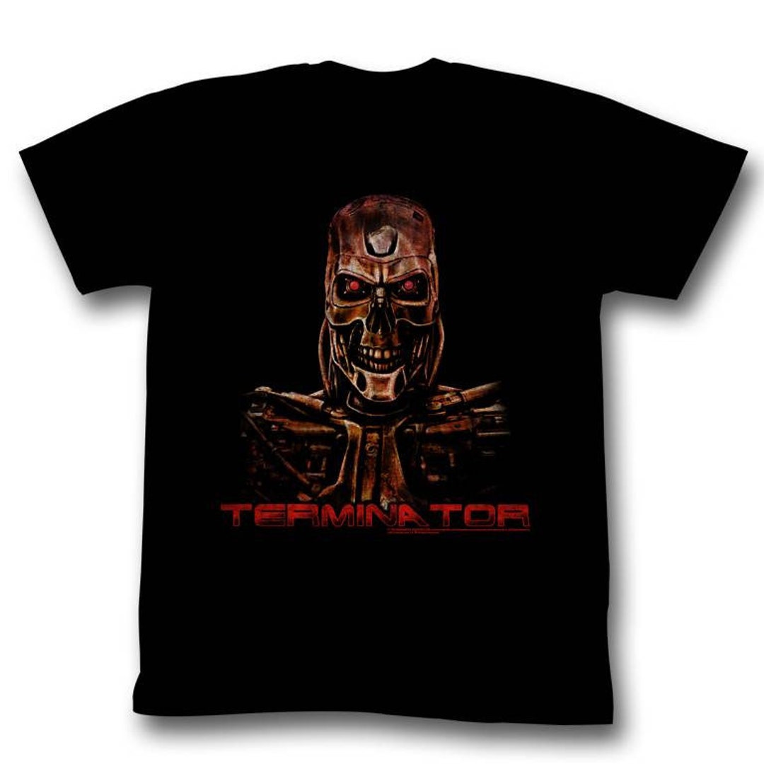 Terminator Code Red Black Adult T-shirt - Etsy