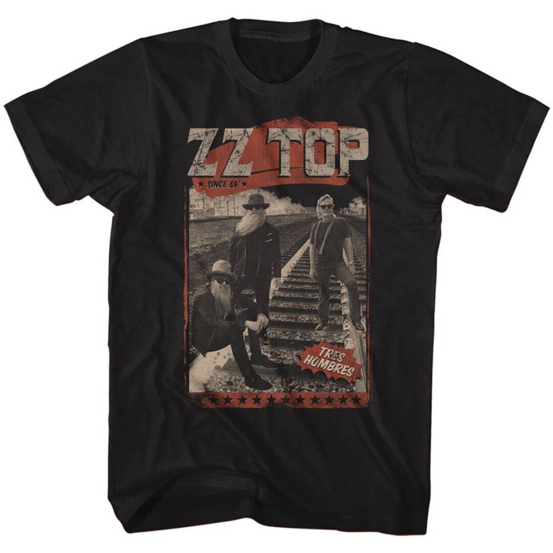 ZZ Top Hombres Track Black Adult T-shirt - Etsy