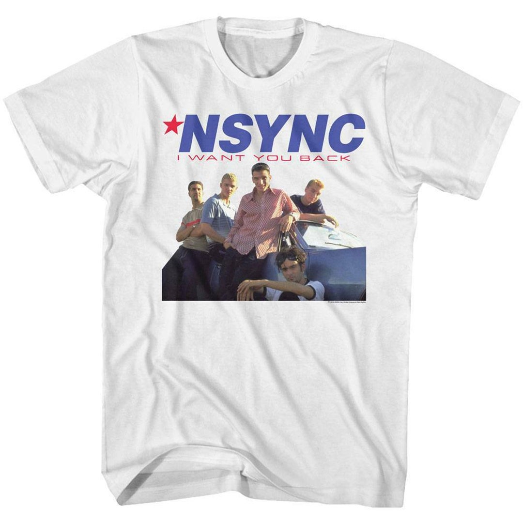 NSYNC Want You Back White Adult T-shirt - Etsy
